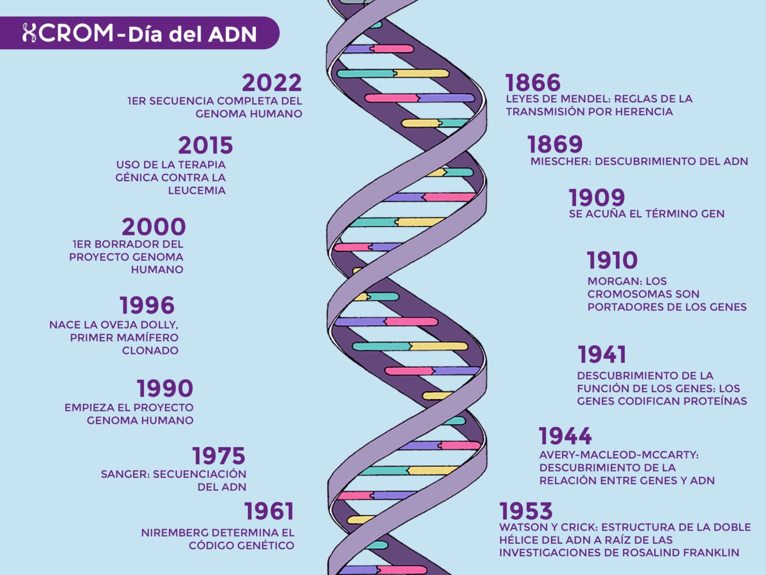 25 de abril: día internacional del ADN – CROM – Instituto de Citogenética Humana